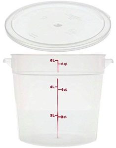 6 Quart Food Storage Container With Lid: Durable, BPA-Free & Space ...