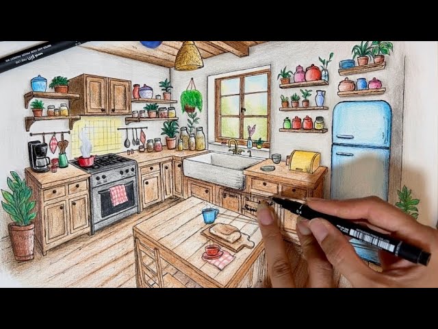 A Kitchen Drawing: Transform Your Space with Stunning Designs ...