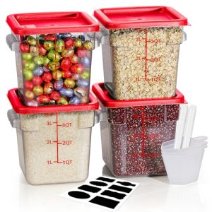 Commercial Food Storage Containers With Lids: Top Airtight Options for ...