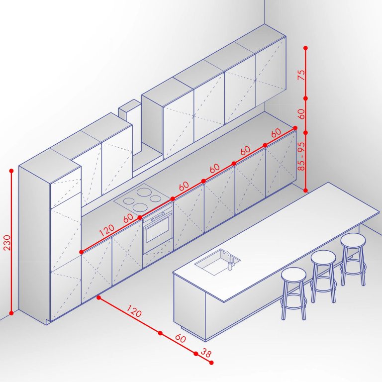 How to Draw 3D Kitchen Plan: Easy Steps for Stunning Designs ...