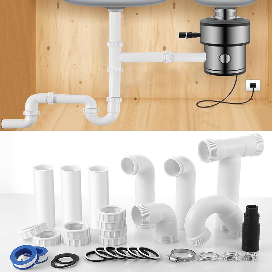 How to Install Double Kitchen Sink Plumbing With Dishwasher: Step-by ...